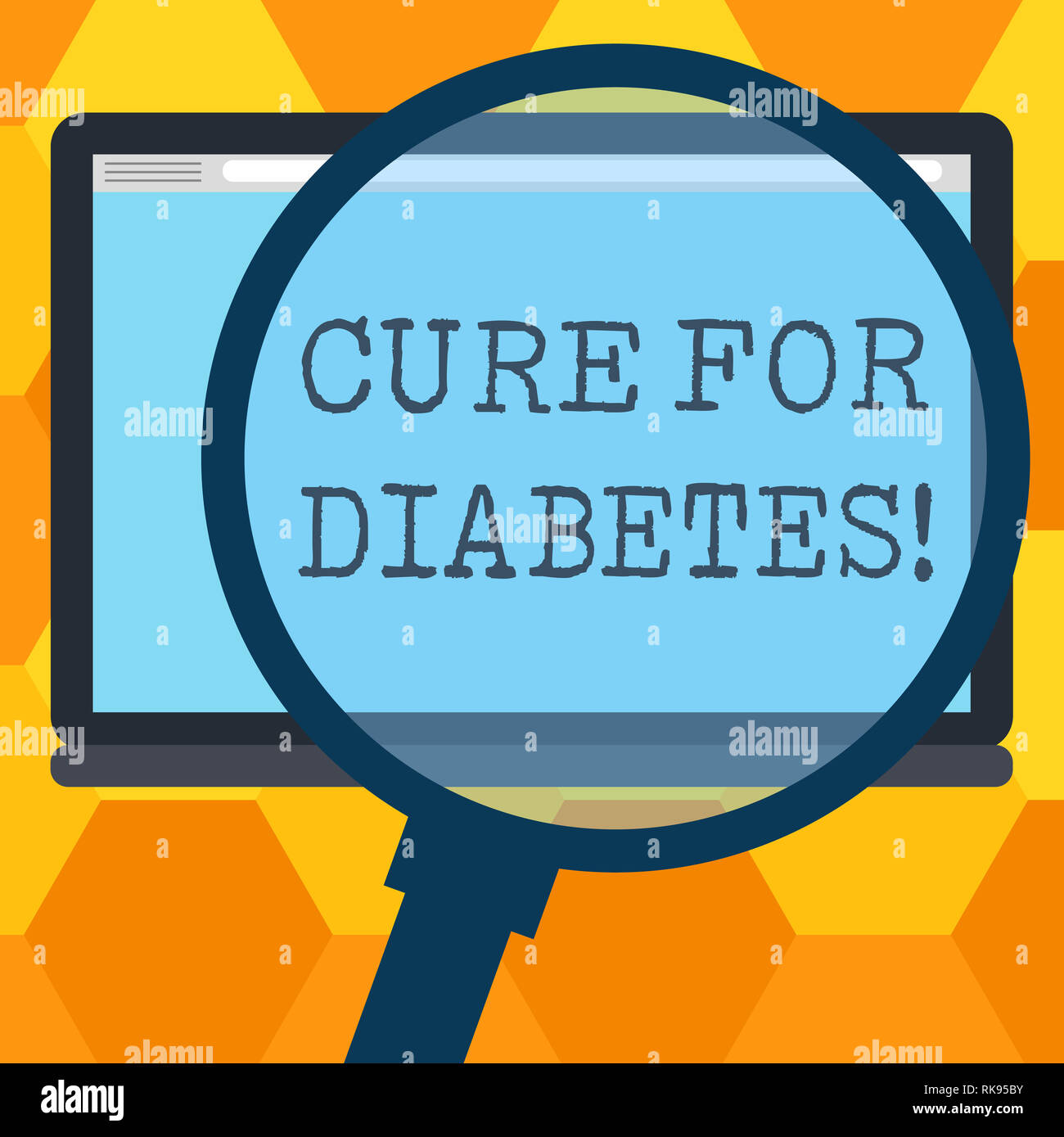 Handwriting text writing Cure For Diabetes. Concept meaning improving ...