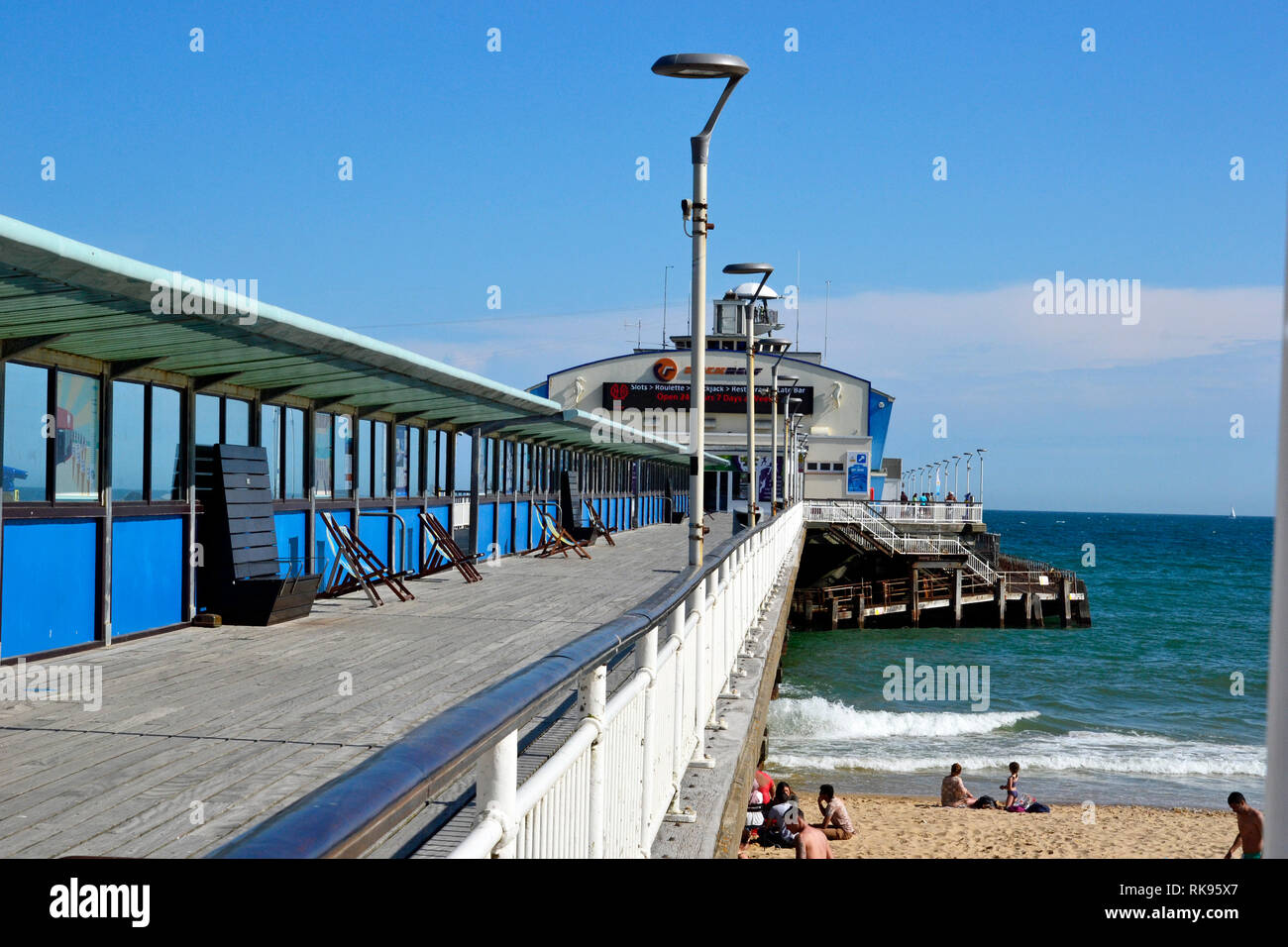 View of Bournemouth Pier, Bournemouth, England, UK Stock Photo - Alamy