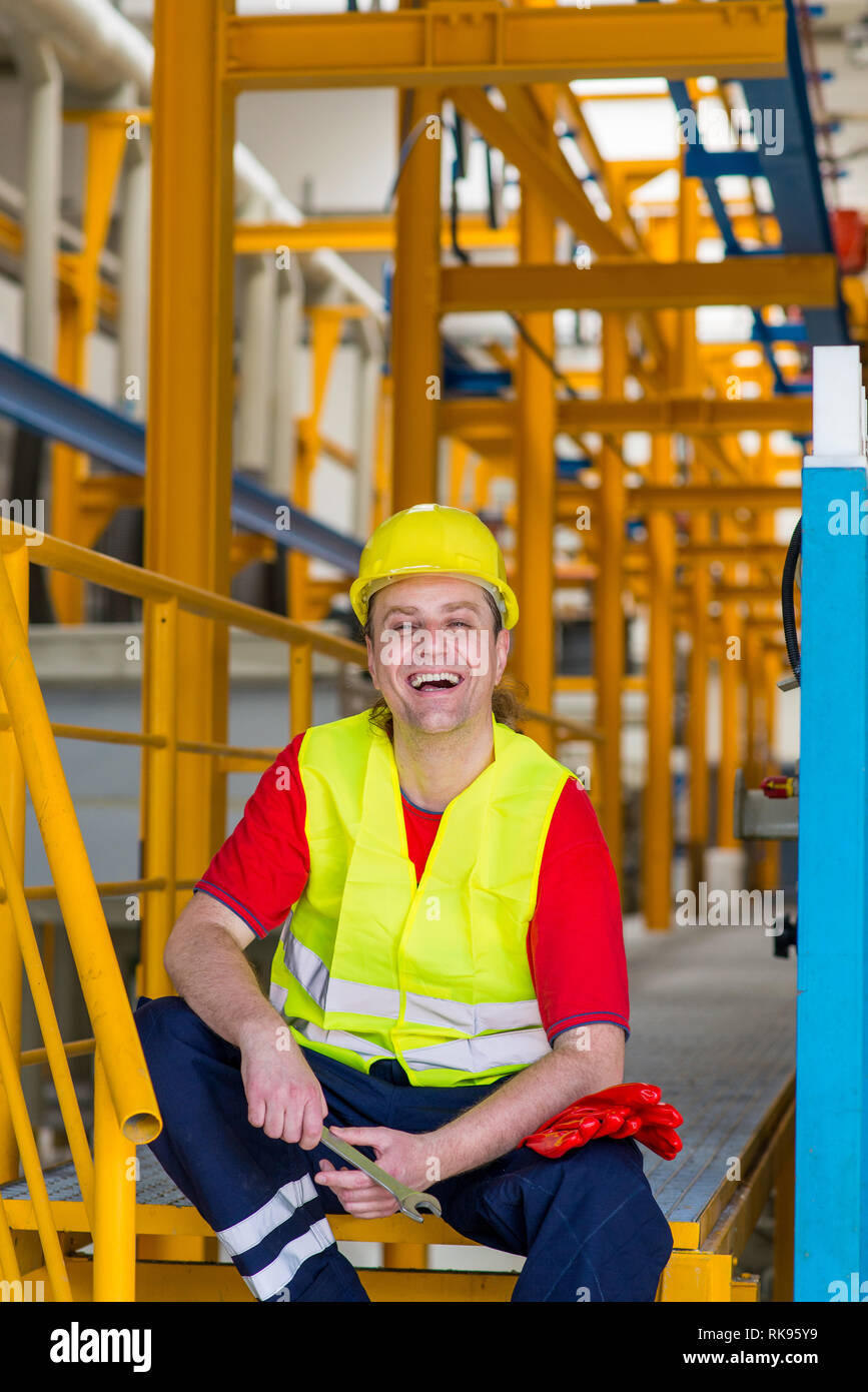 Laughing engineer hi-res stock photography and images - Alamy