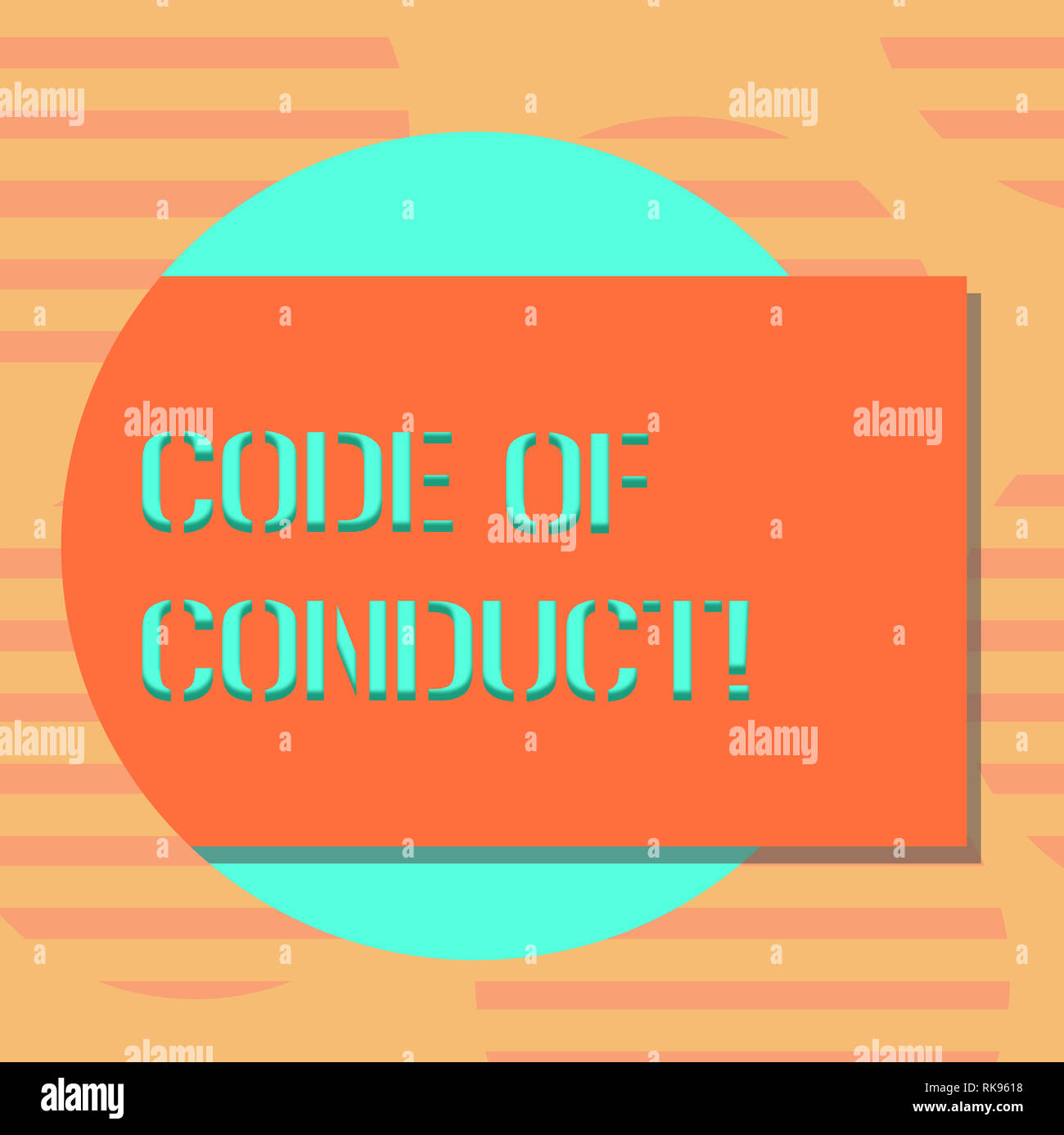 Word writing text Code Of Conduct. Business concept for Ethics rules ...