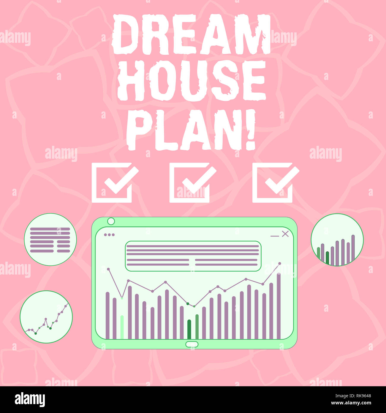 Word writing text Dream House Plan. Business concept for construction ...