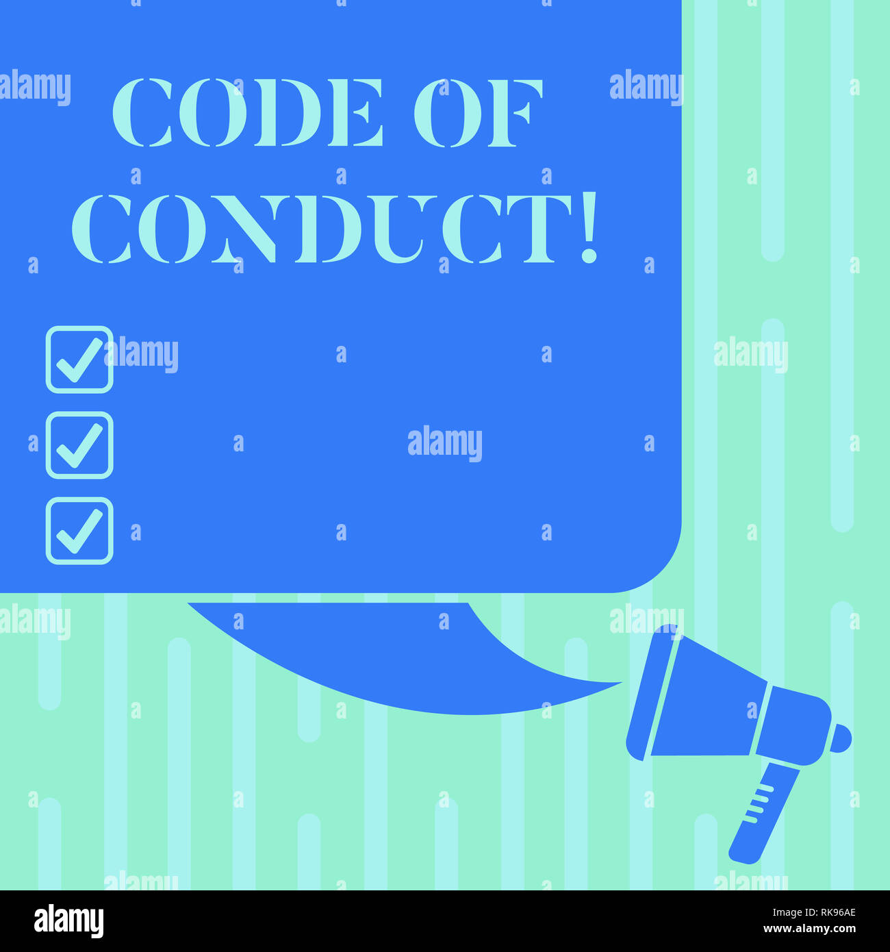 Word writing text Code Of Conduct. Business concept for Ethics rules ...