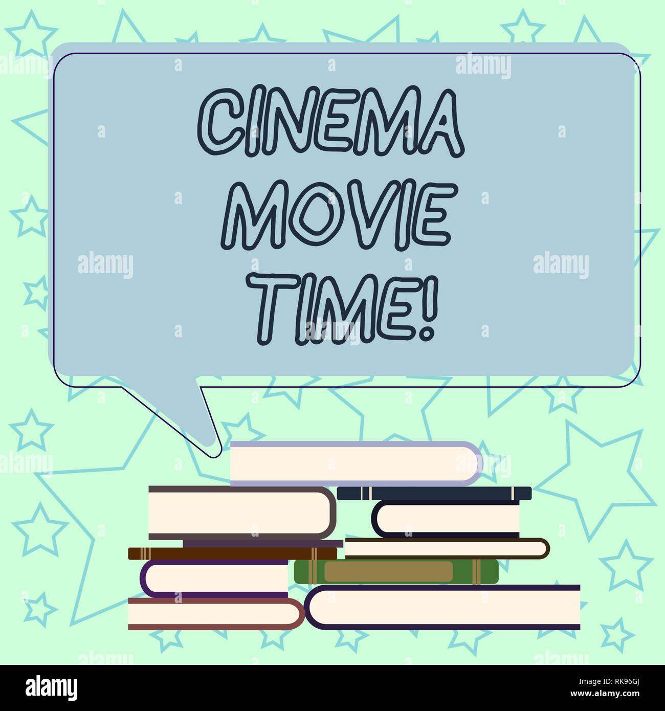 Handwriting text writing Cinema Movie Time. Concept meaning which ...