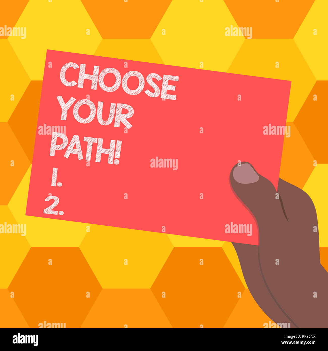 Handwriting text Choose Your Path. Concept meaning decide your far ...