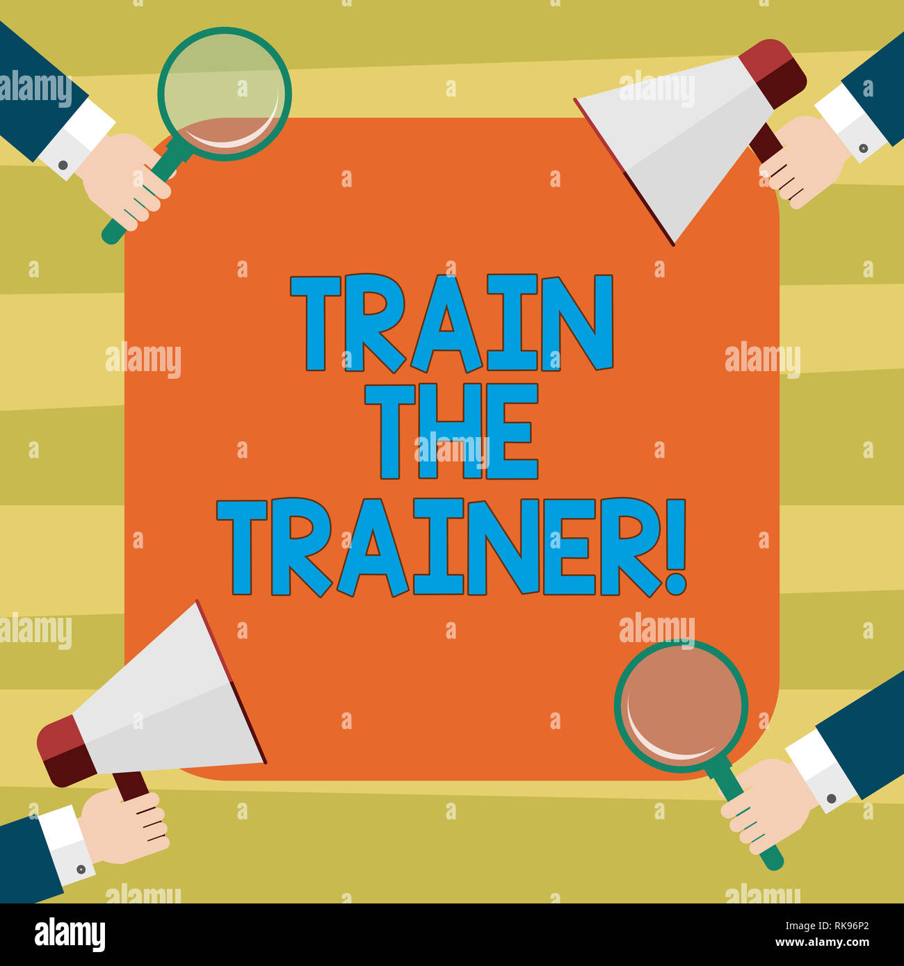 Text sign showing Train The Trainer. Conceptual photo identified to ...