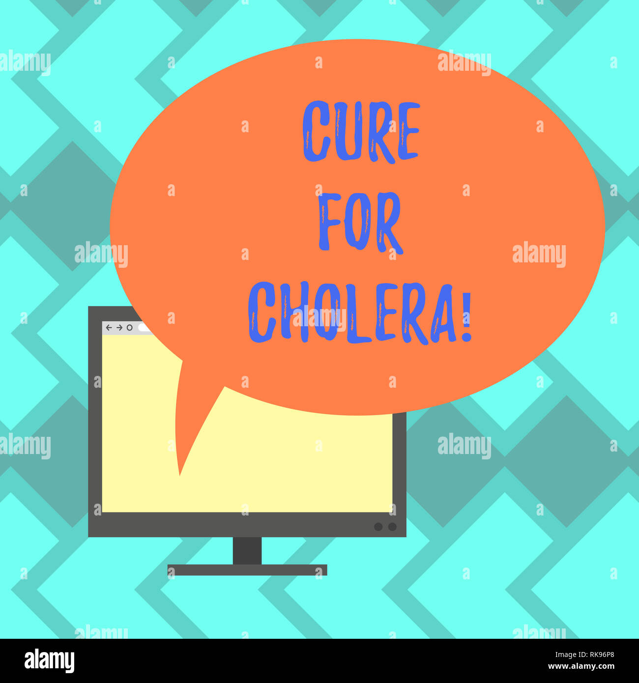 Text sign showing Cure For Cholera. Conceptual photo restoration of ...