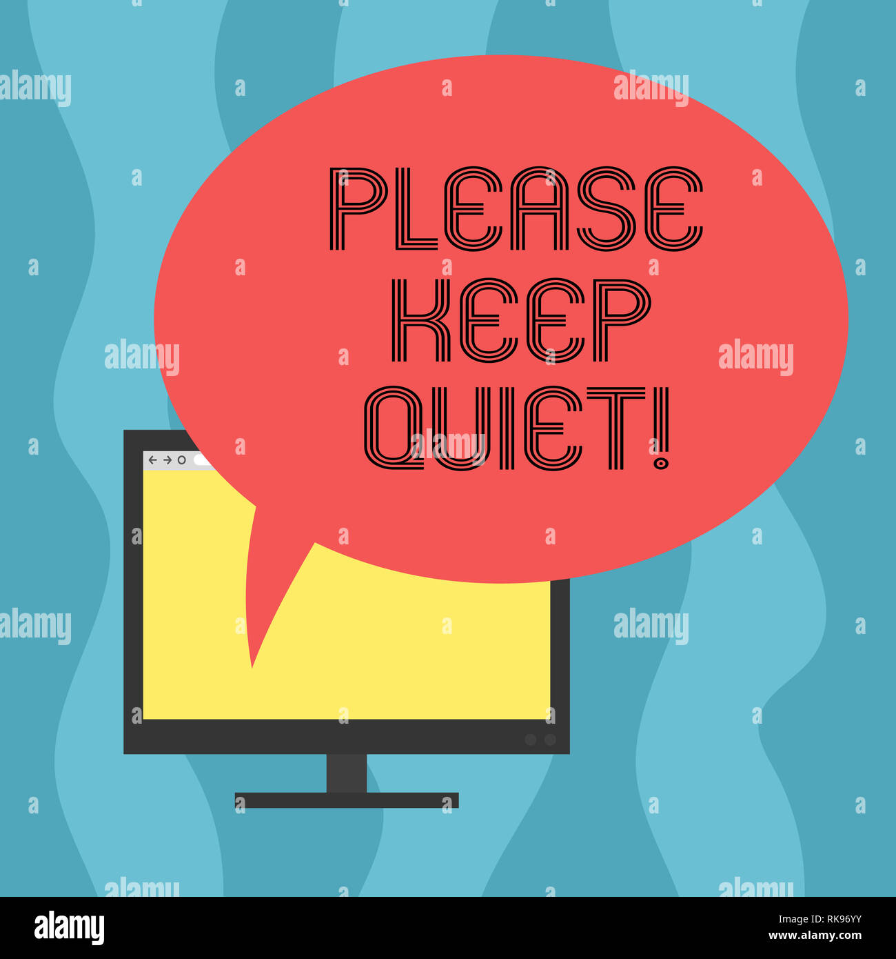 Please keep quiet hi-res stock photography and images - Alamy