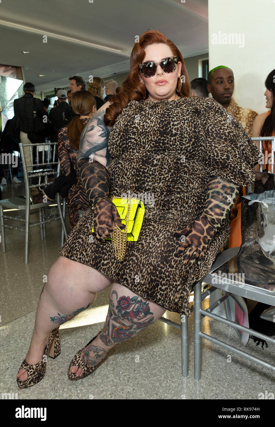 Tess Holliday attends Christian Siriano New York fashion week Fall ...