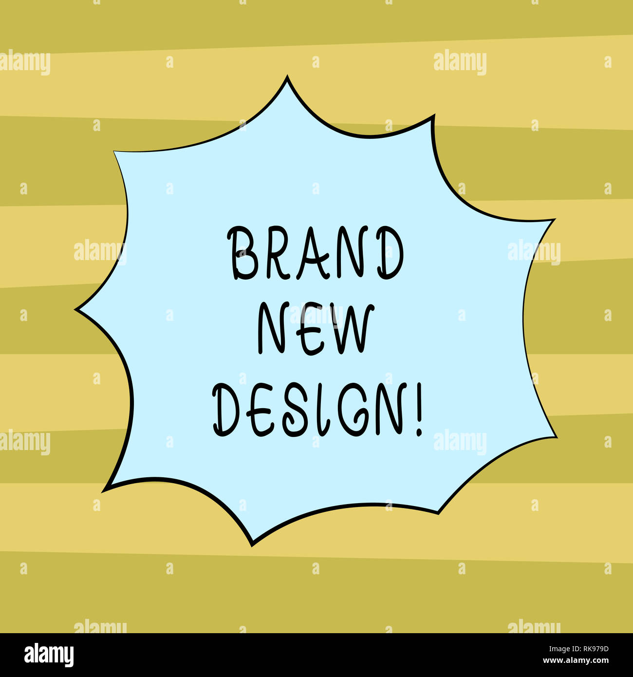 Text sign showing Brand New Design. Conceptual photo something or ...