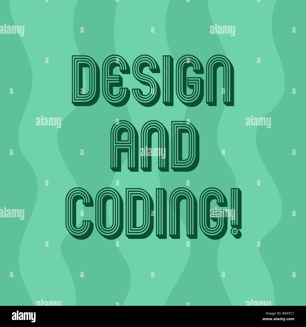 Handwriting text writing Design And Coding. Concept meaning tool that can be used in design and ...
