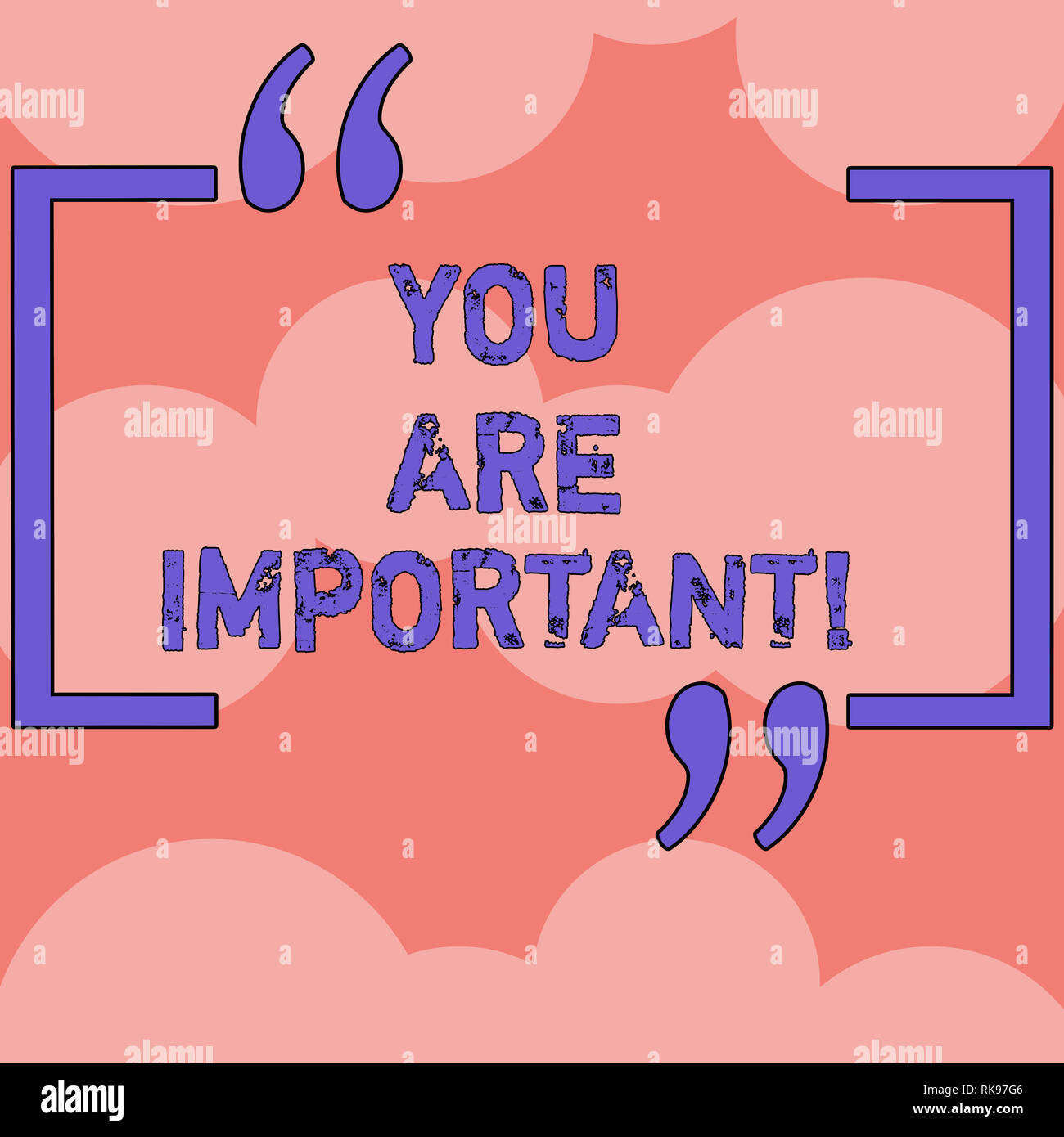 Text sign showing You Are Important. Conceptual photo means that you ...