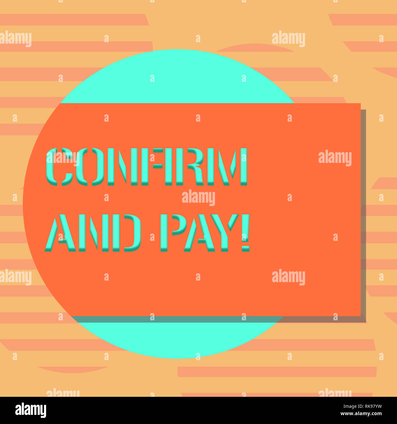 Word writing text Confirm And Pay. Business concept for Check out your ...