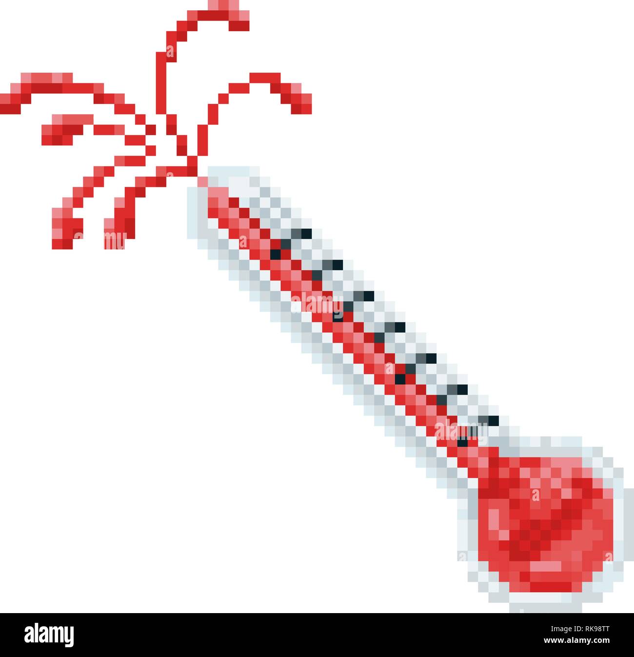 Bursting Exploding Thermometer Pixel Art Icon Stock Vector Image & Art ...