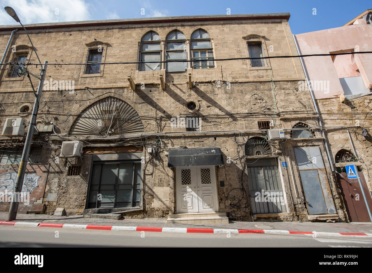 Old arabic style housed in the Jaffa, Tel Aviv, Israel Stock Photo - Alamy