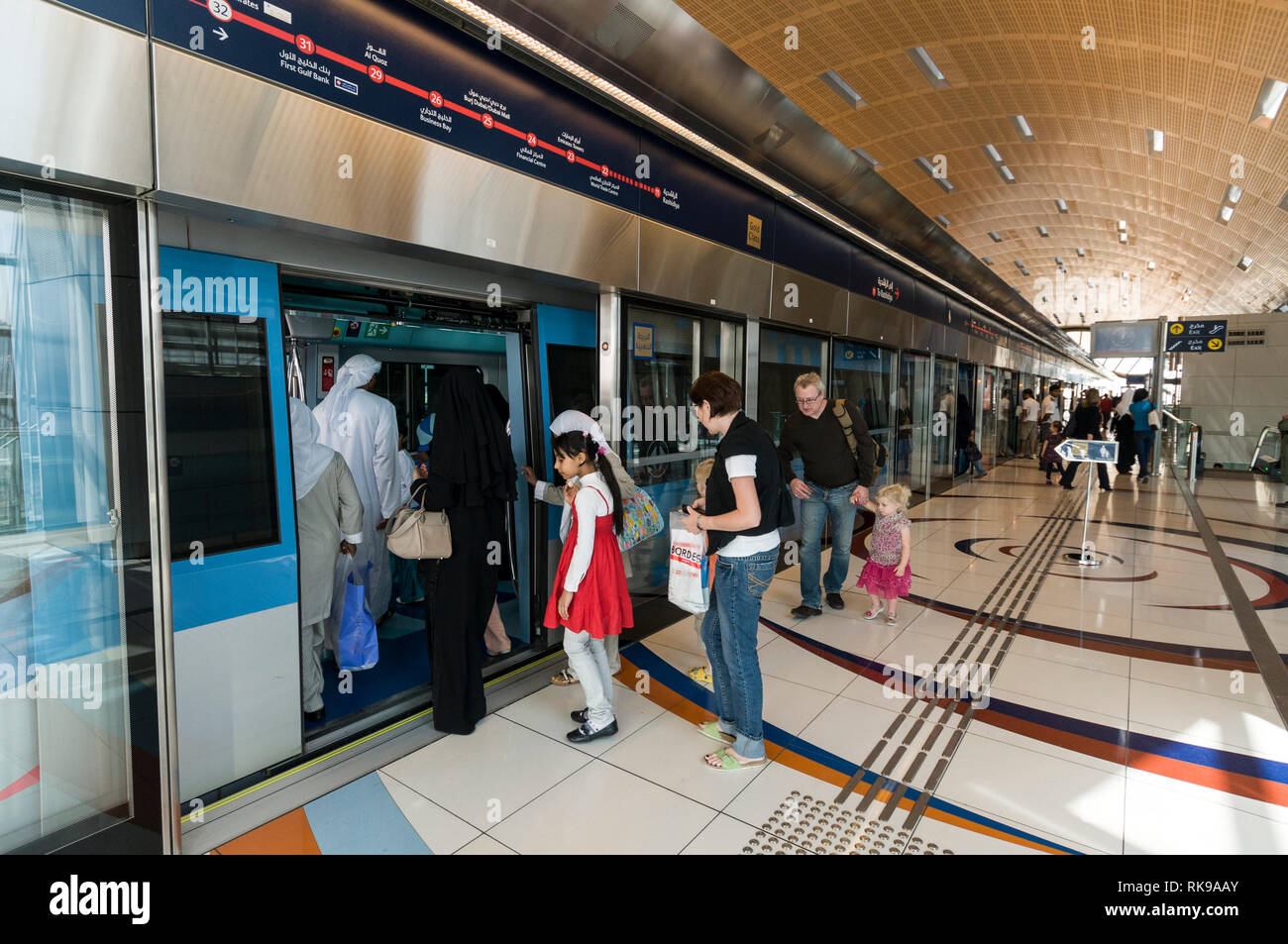 Gold class dubai metro hi-res stock photography and images - Alamy