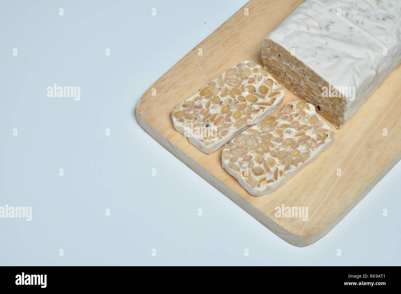 Tempeh indonesia traditional food Stock Photo - Alamy