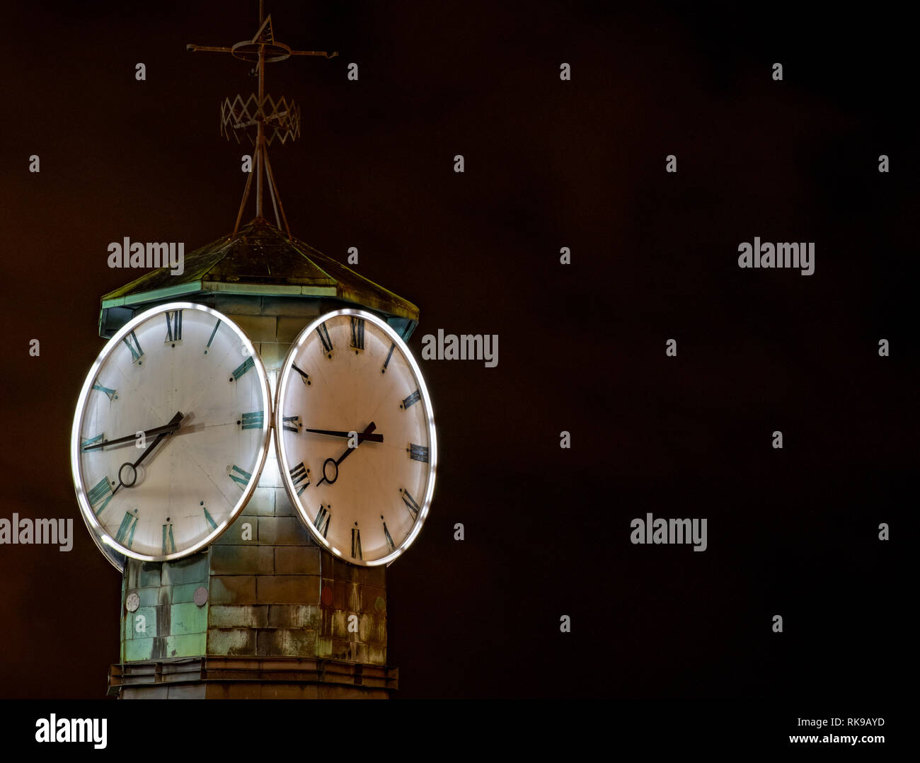 Twin clock tower hi-res stock photography and images - Alamy