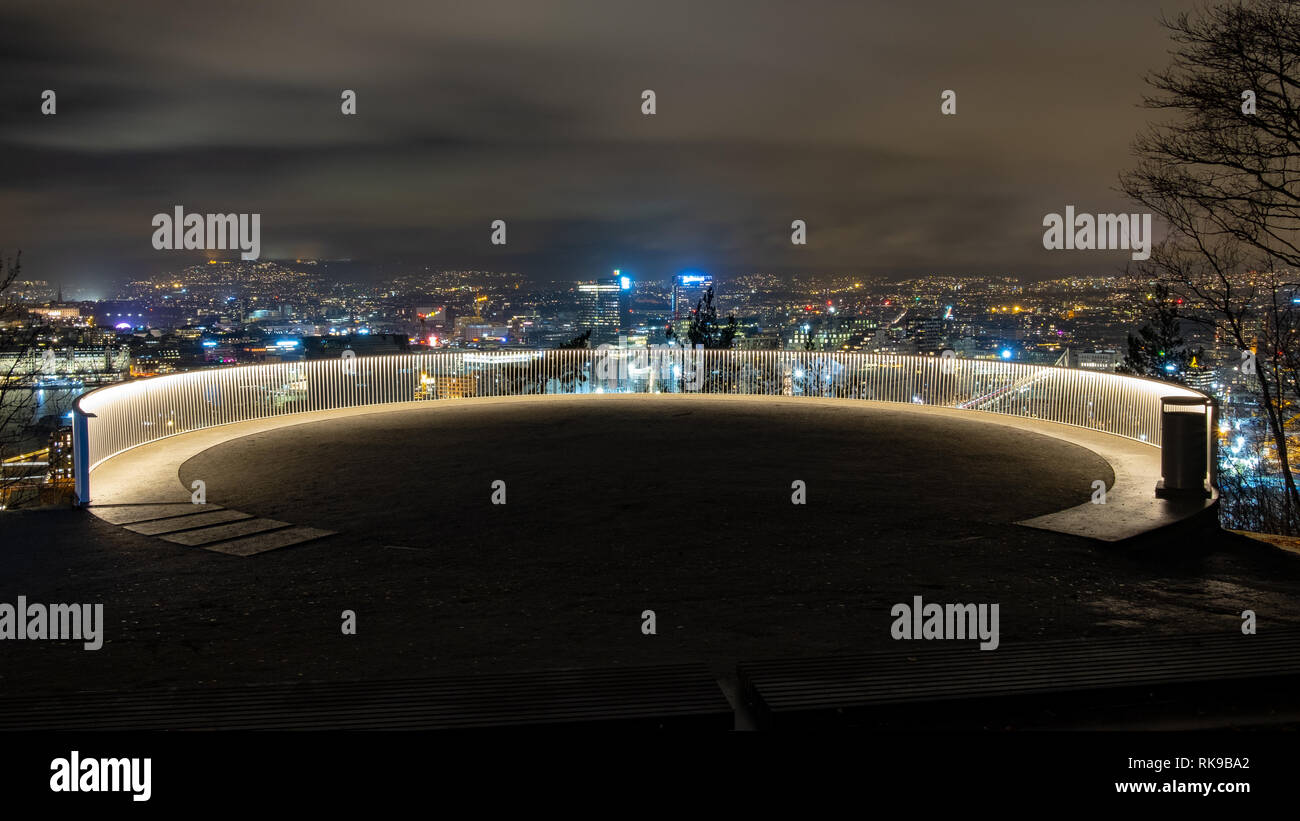Oslo view night hi-res stock photography and images - Alamy