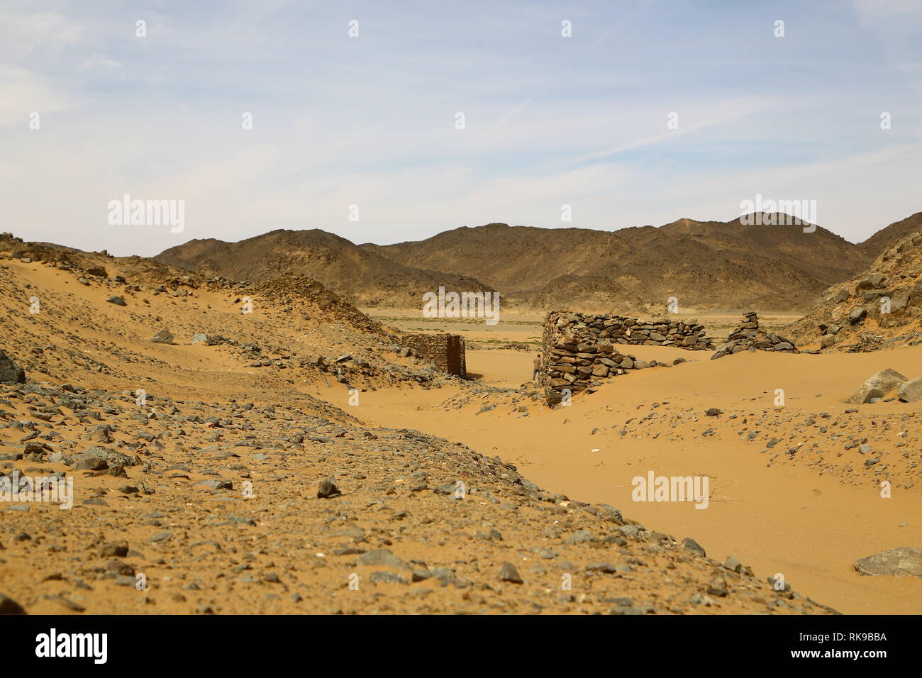 in africa sudan fort murrat ruins in the antique city of the nubians ...