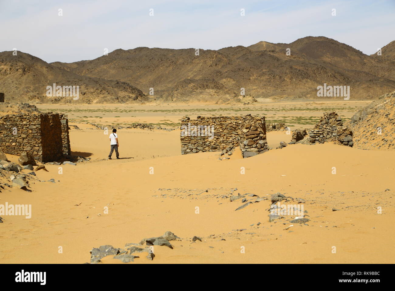 in africa sudan fort murrat ruins in the antique city of the nubians ...