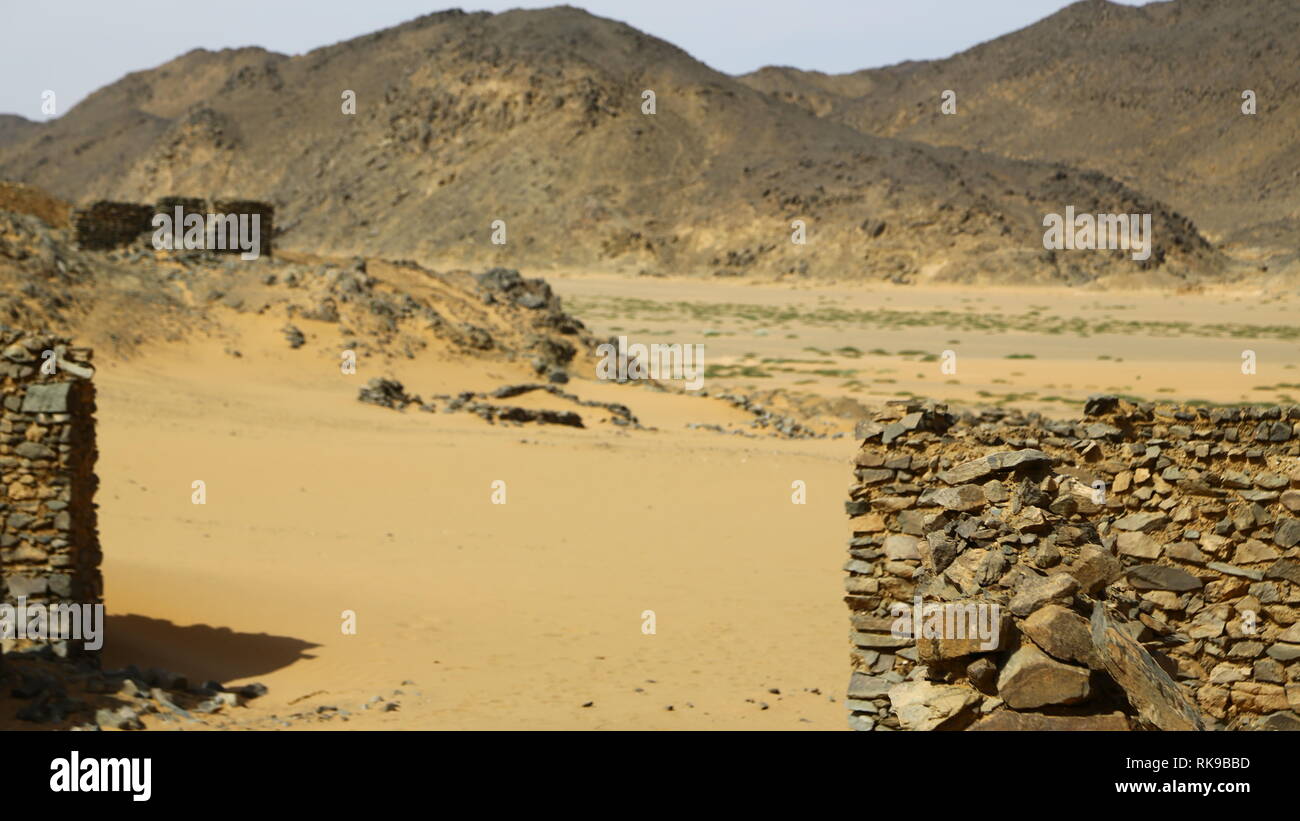 in africa sudan fort murrat ruins in the antique city of the nubians ...