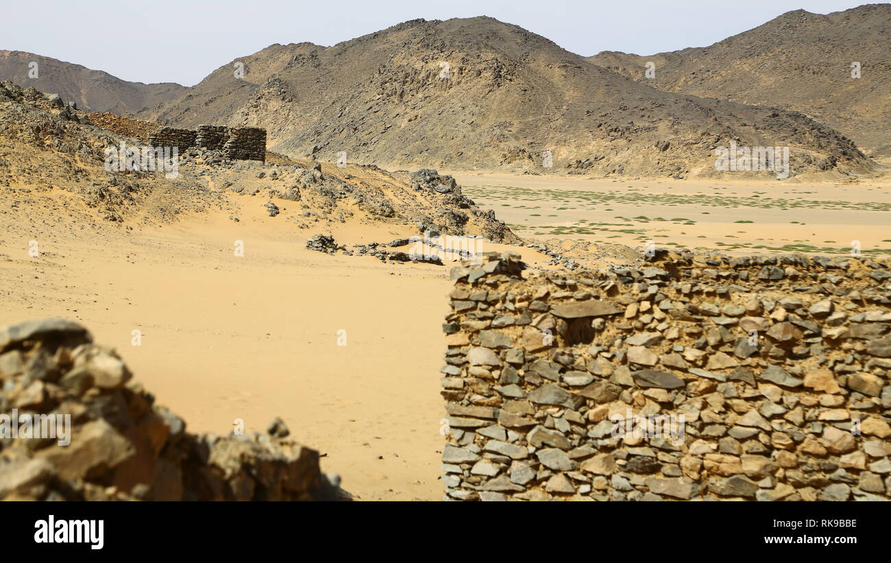 in africa sudan fort murrat ruins in the antique city of the nubians ...