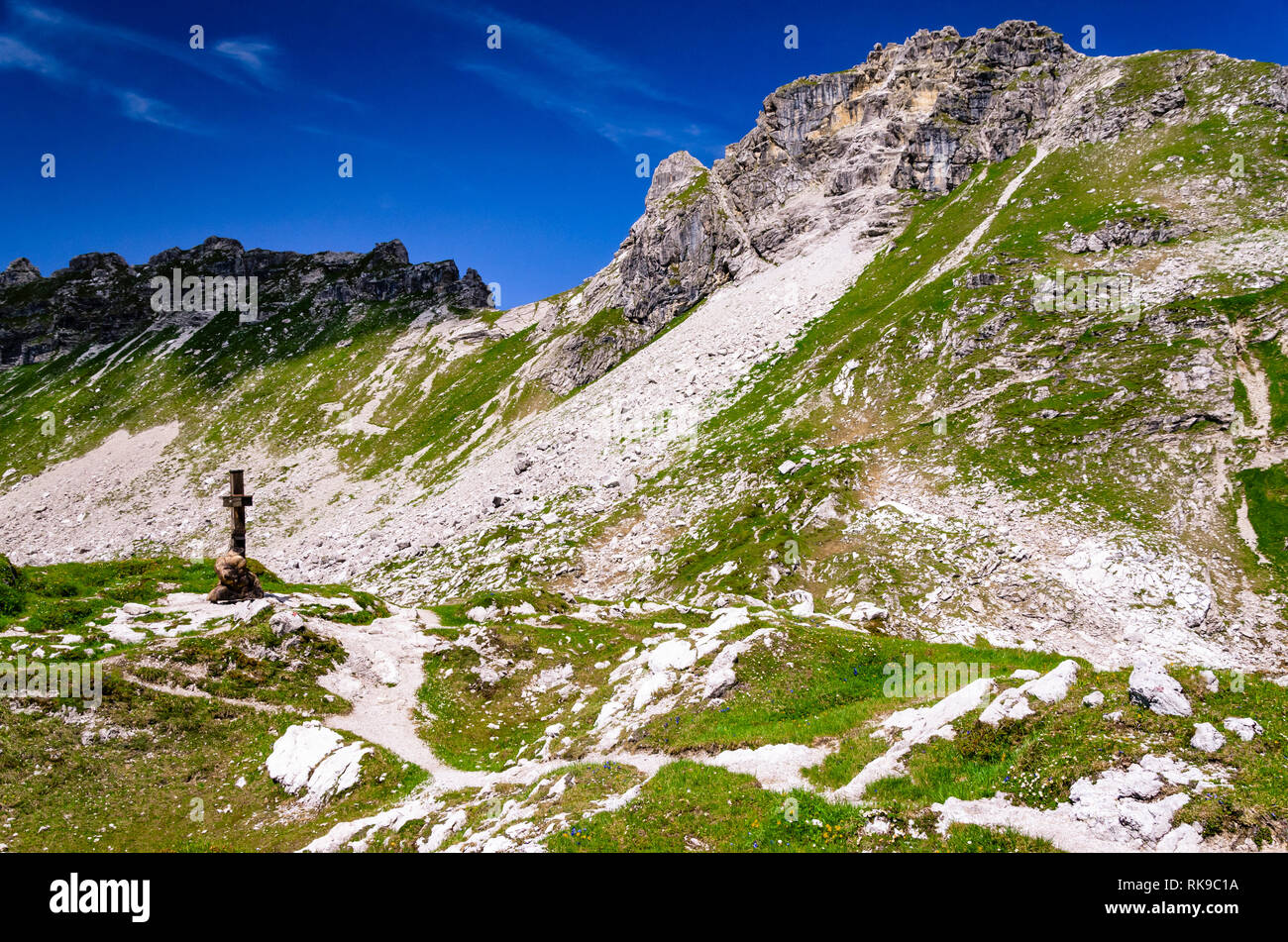Hiking in german alps germany hi-res stock photography and images - Alamy