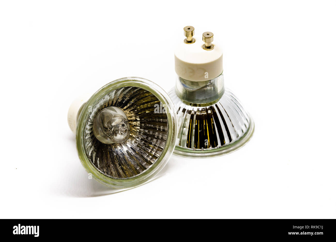 Light bulbs shot against a white background Stock Photo - Alamy