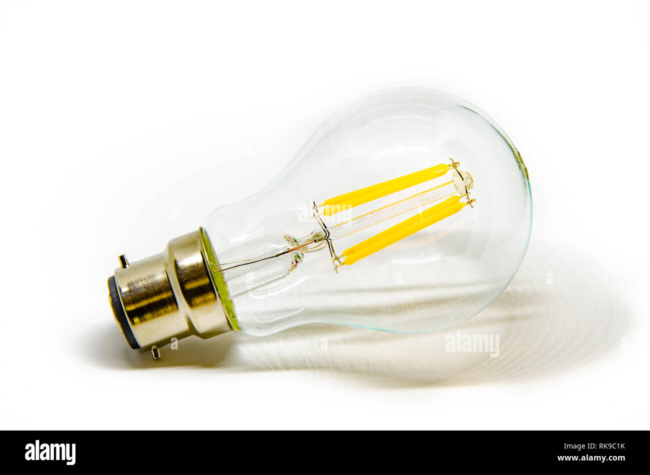Light bulbs shot against a white background Stock Photo - Alamy