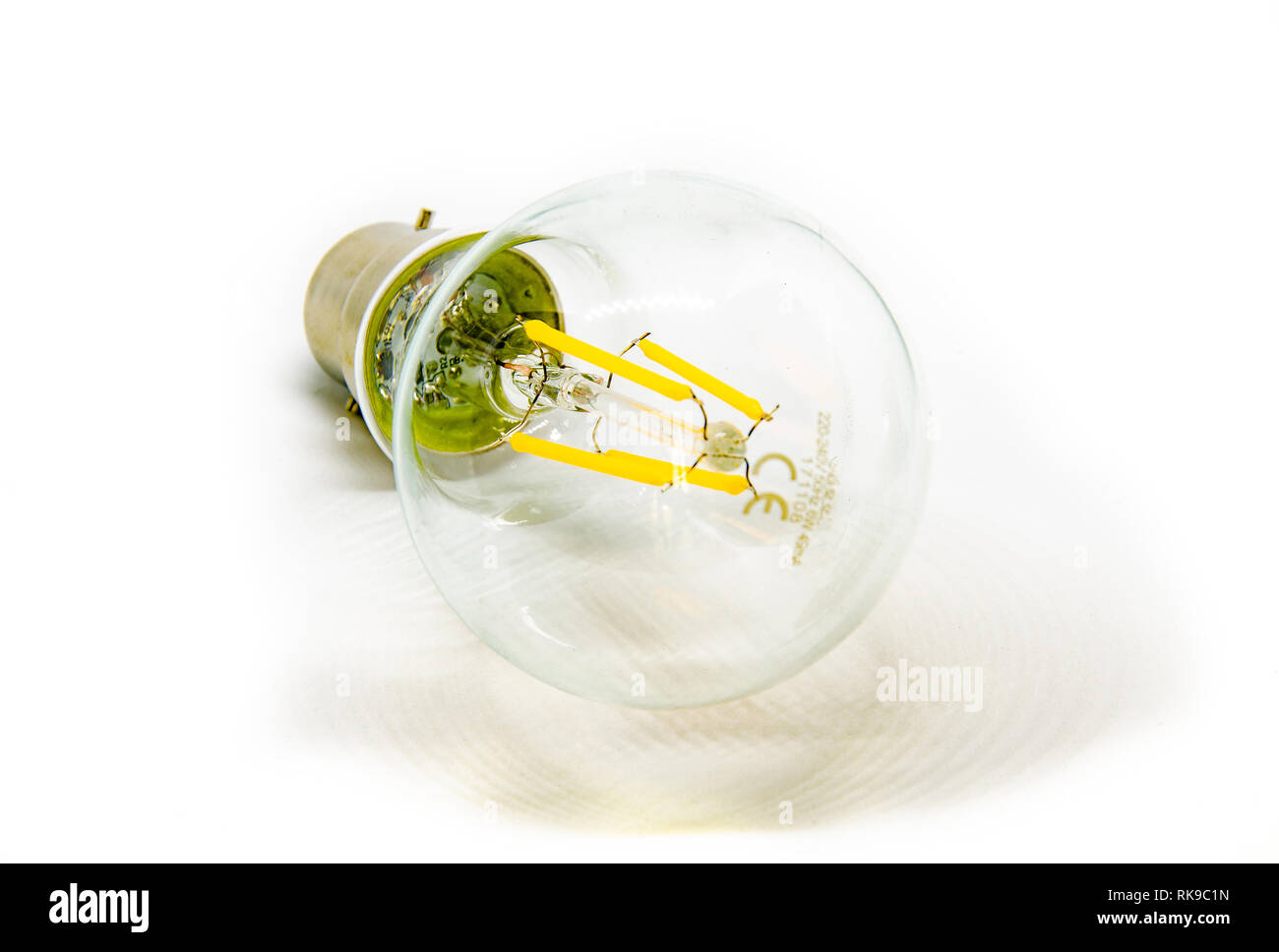 Light bulbs shot against a white background Stock Photo - Alamy