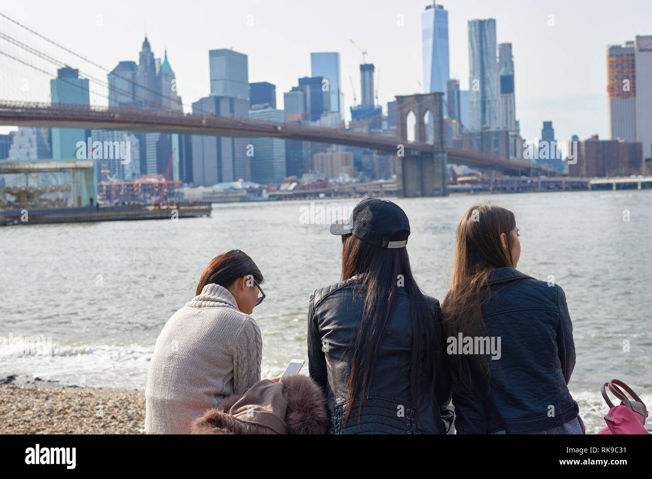 NEW YORK - CIRCA MARCH, 2016: outdoor lifestyle portrait of young ...