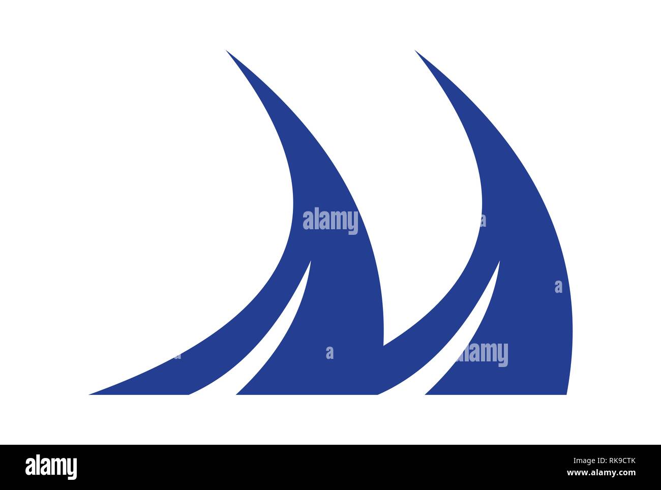 abstract letter m waves logo icon Stock Vector Image & Art - Alamy