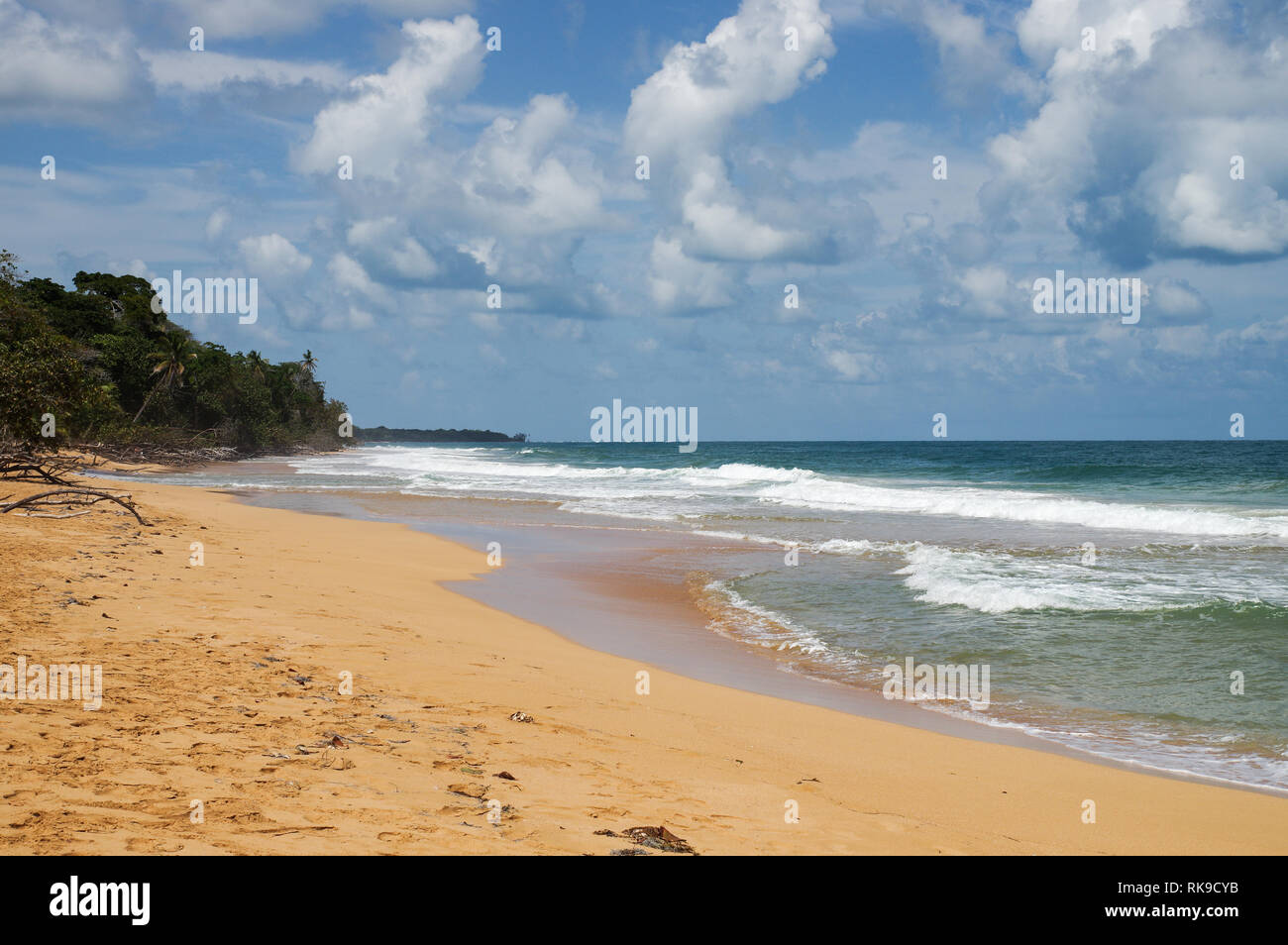 Beautiful Playa Bluff on Colon Island in Bocas Del Toro Archipelago ...