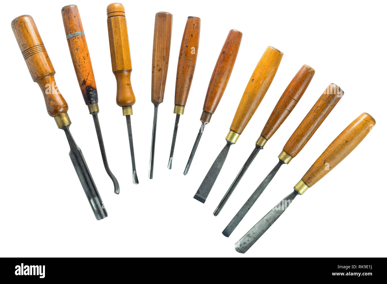 Wood carving old man Cut Out Stock Images & Pictures - Alamy