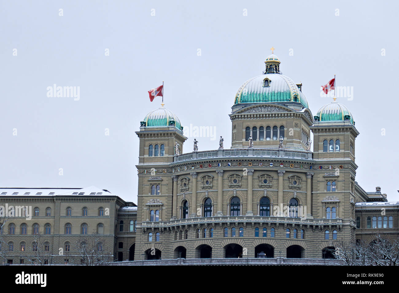 Parliament building (Bundeshaus) in Bern front view Stock Photo - Alamy