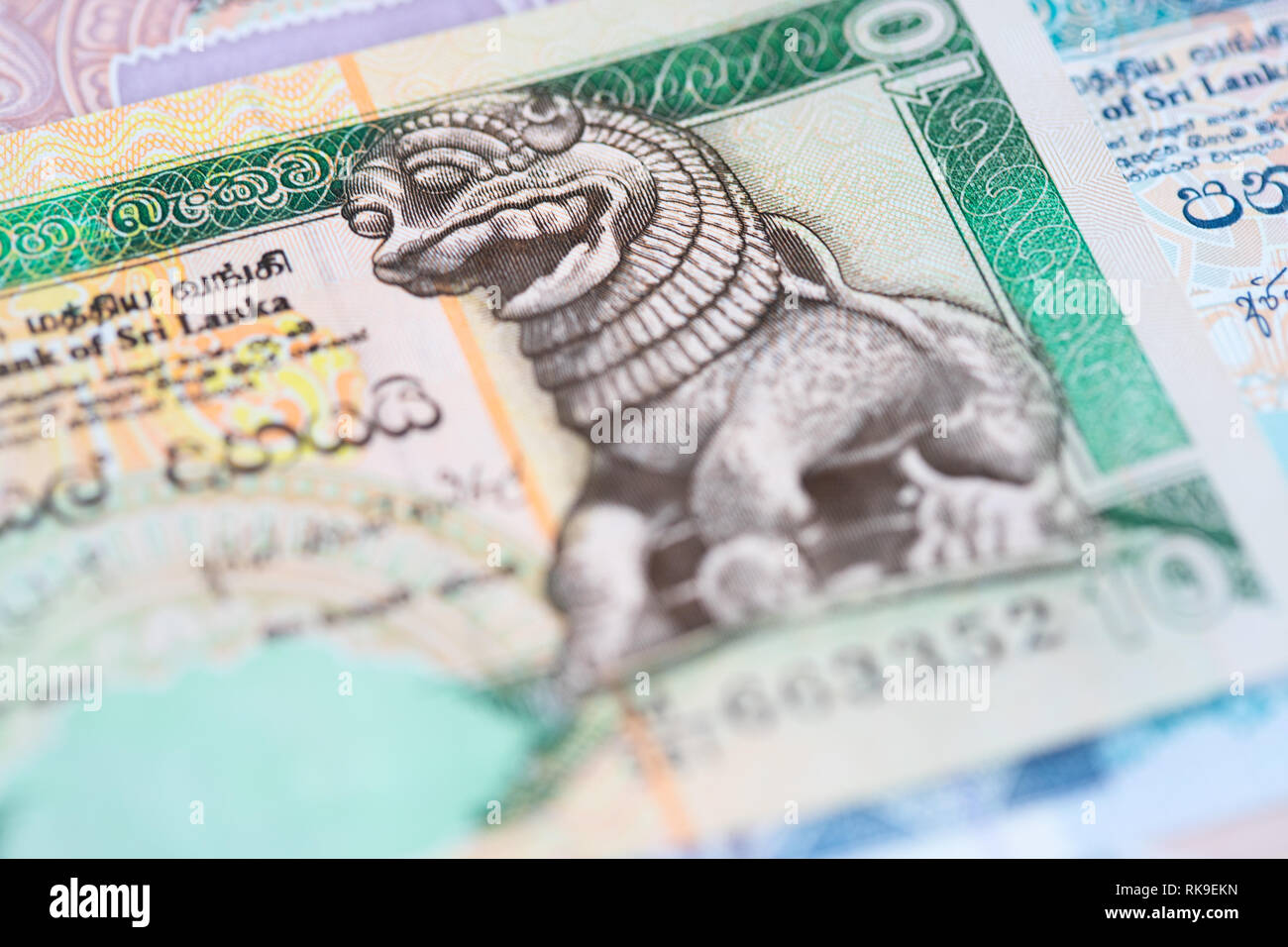 Banknotes of the Sri Lanka Stock Photo - Alamy