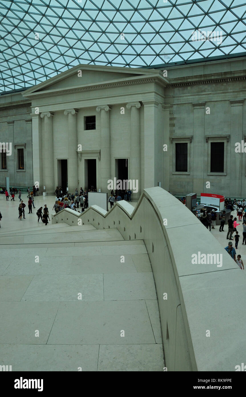 The Great Court in the British Museum in London Stock Photo - Alamy