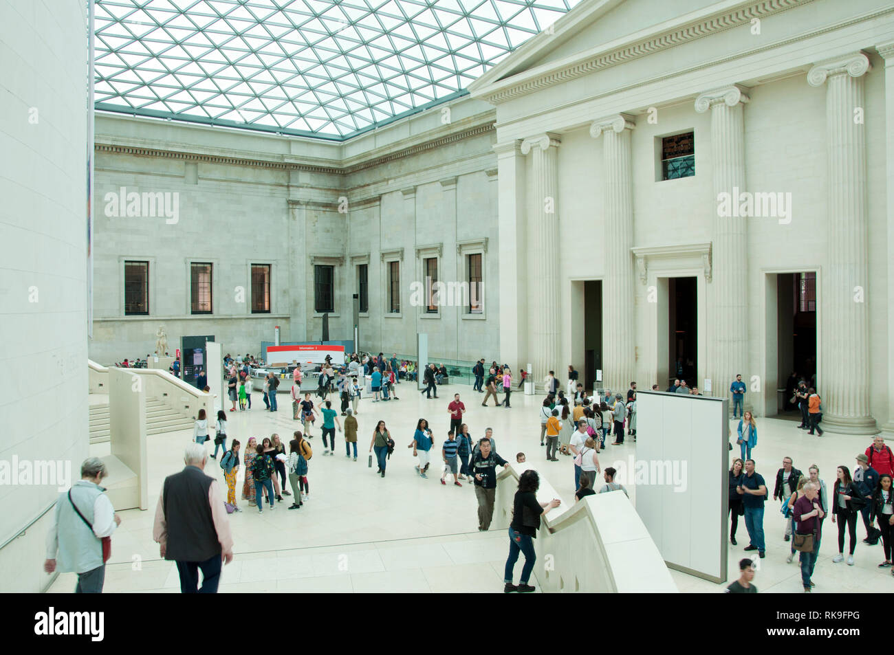 The Great Court in the British Museum in London Stock Photo - Alamy