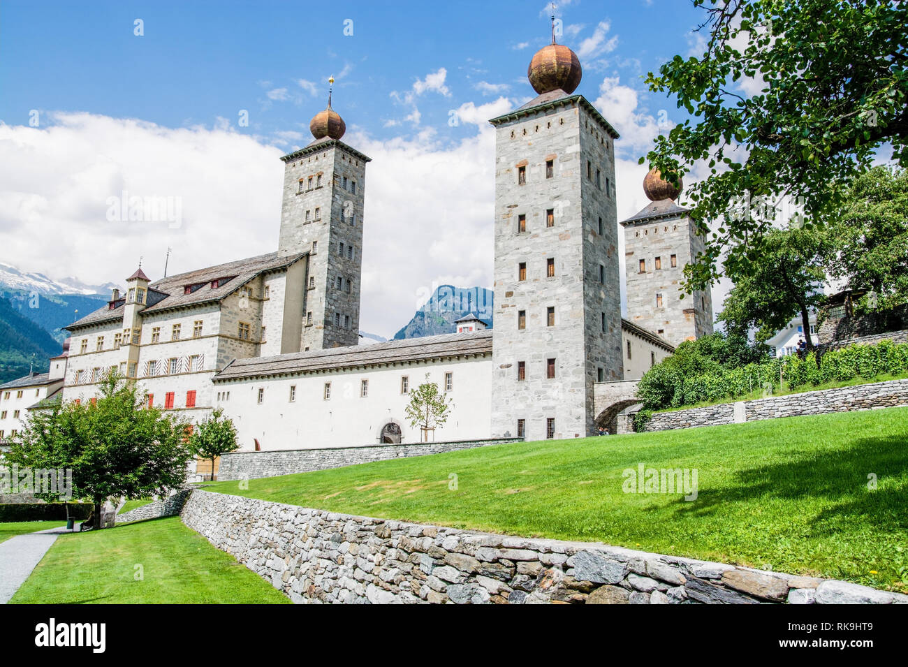 Brig switzerland in summer hi-res stock photography and images - Alamy