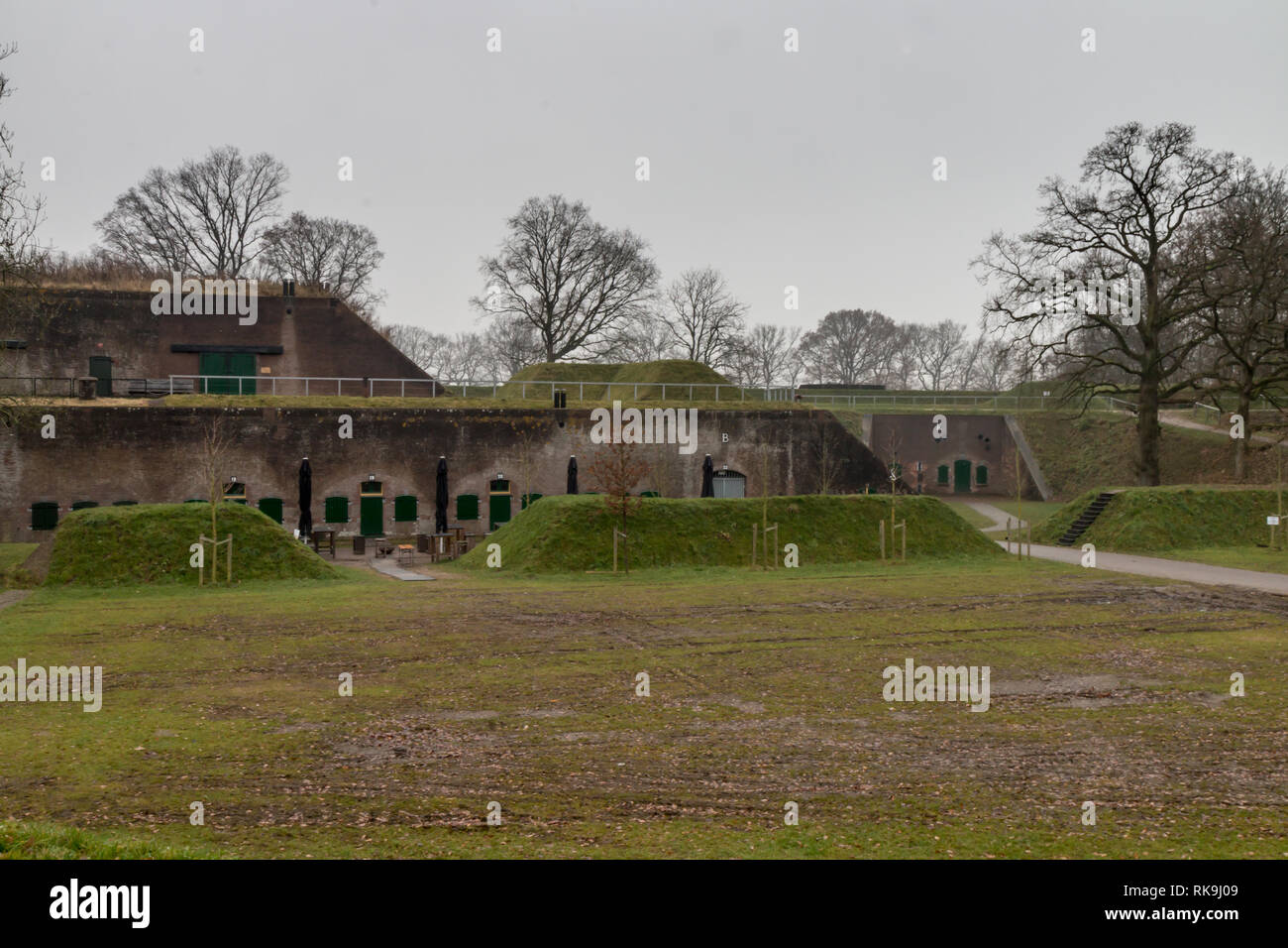 An old fort in the middle of the Netherlands Stock Photo - Alamy