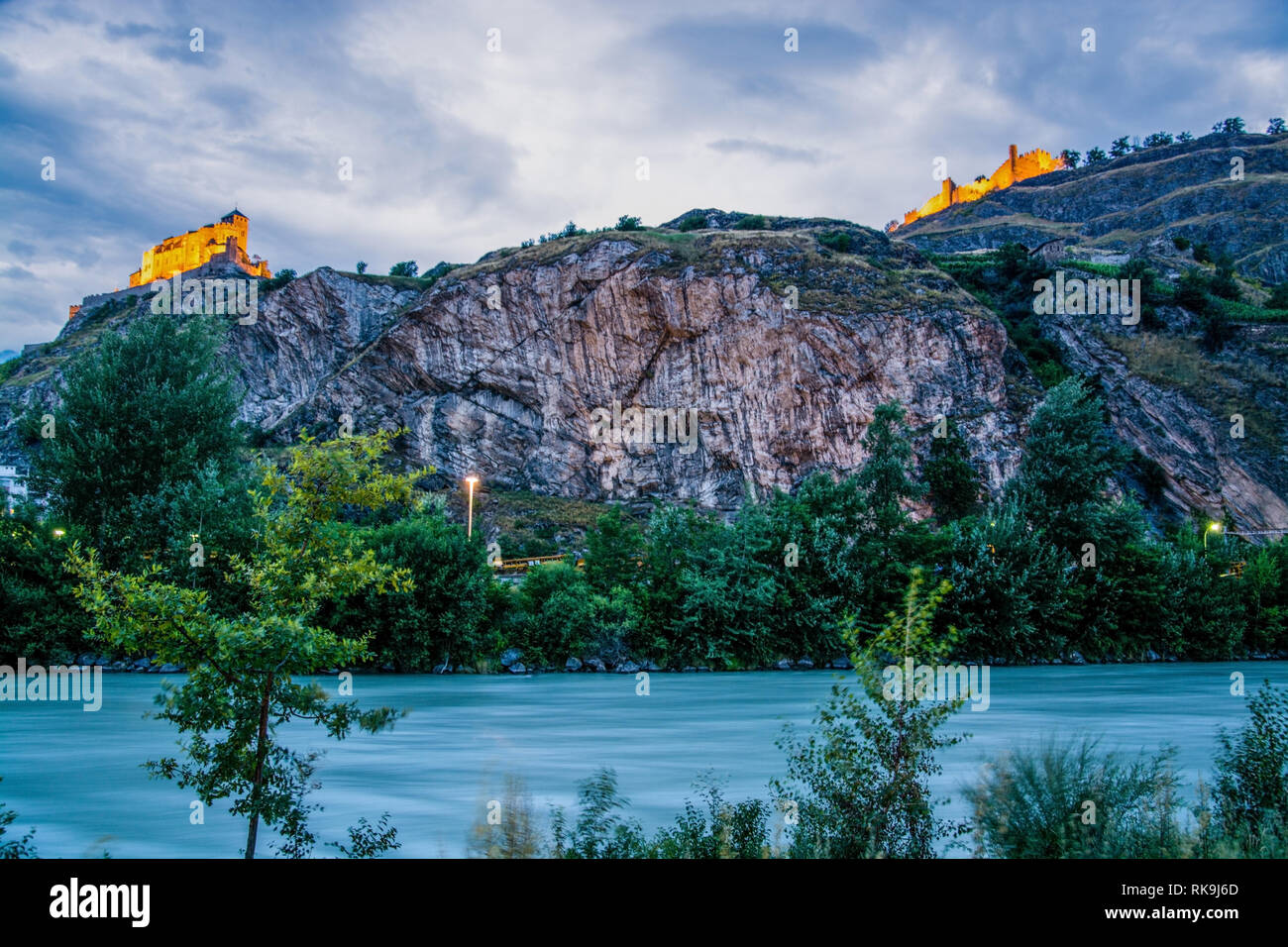 Tourbillon ruin hi-res stock photography and images - Alamy