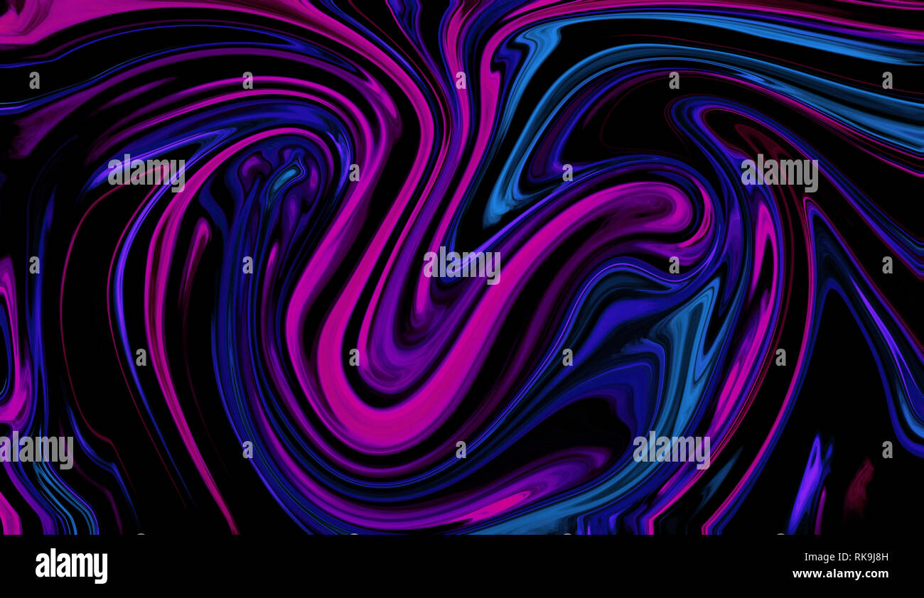Digital liquid cyberpunk wave background. Marble artistic texture for ...