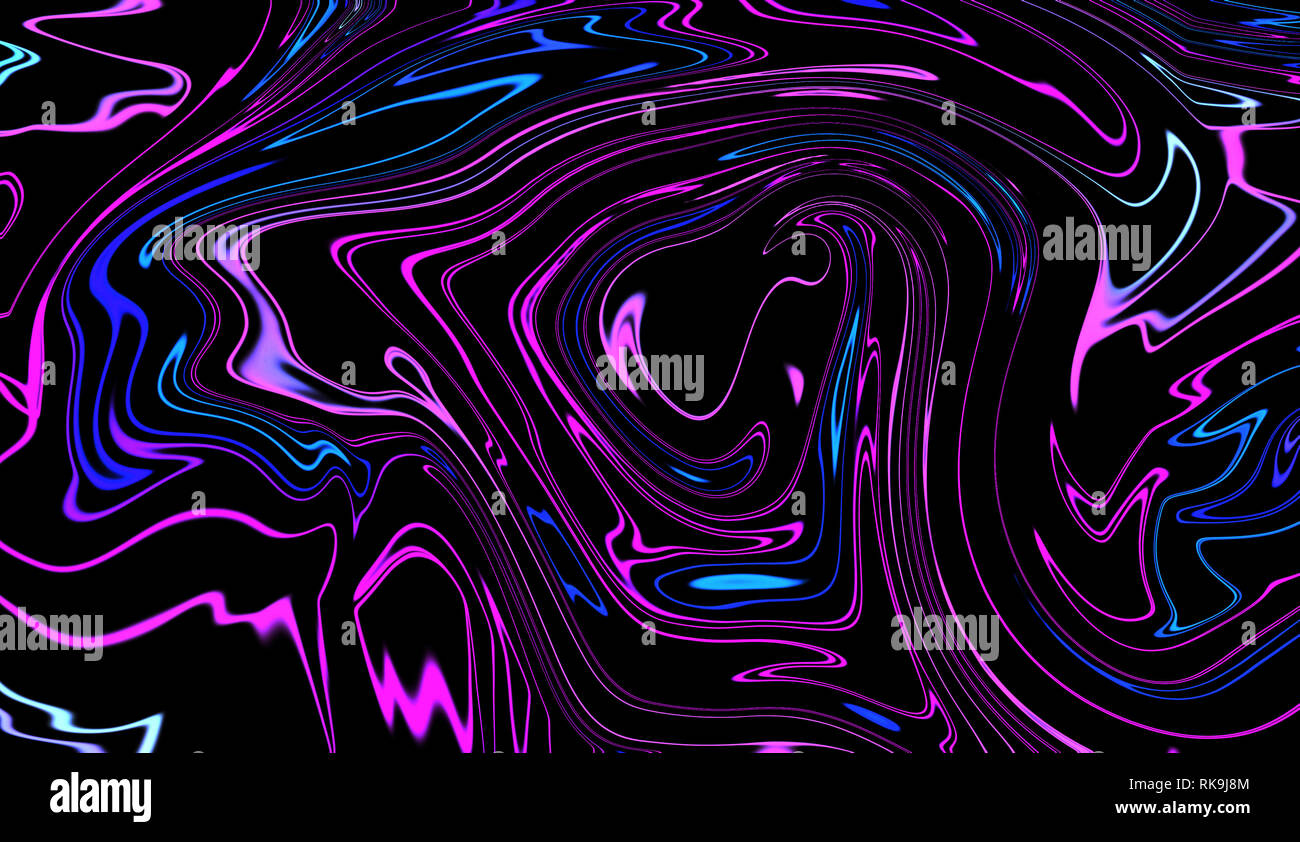 Digital liquid cyberpunk wave background. Marble artistic texture for ...