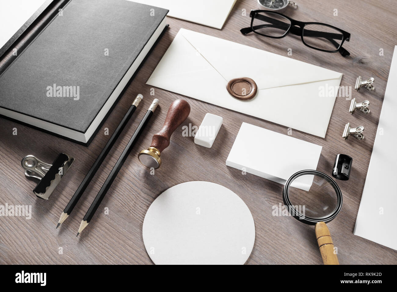 Retro stationery set hi-res stock photography and images - Alamy
