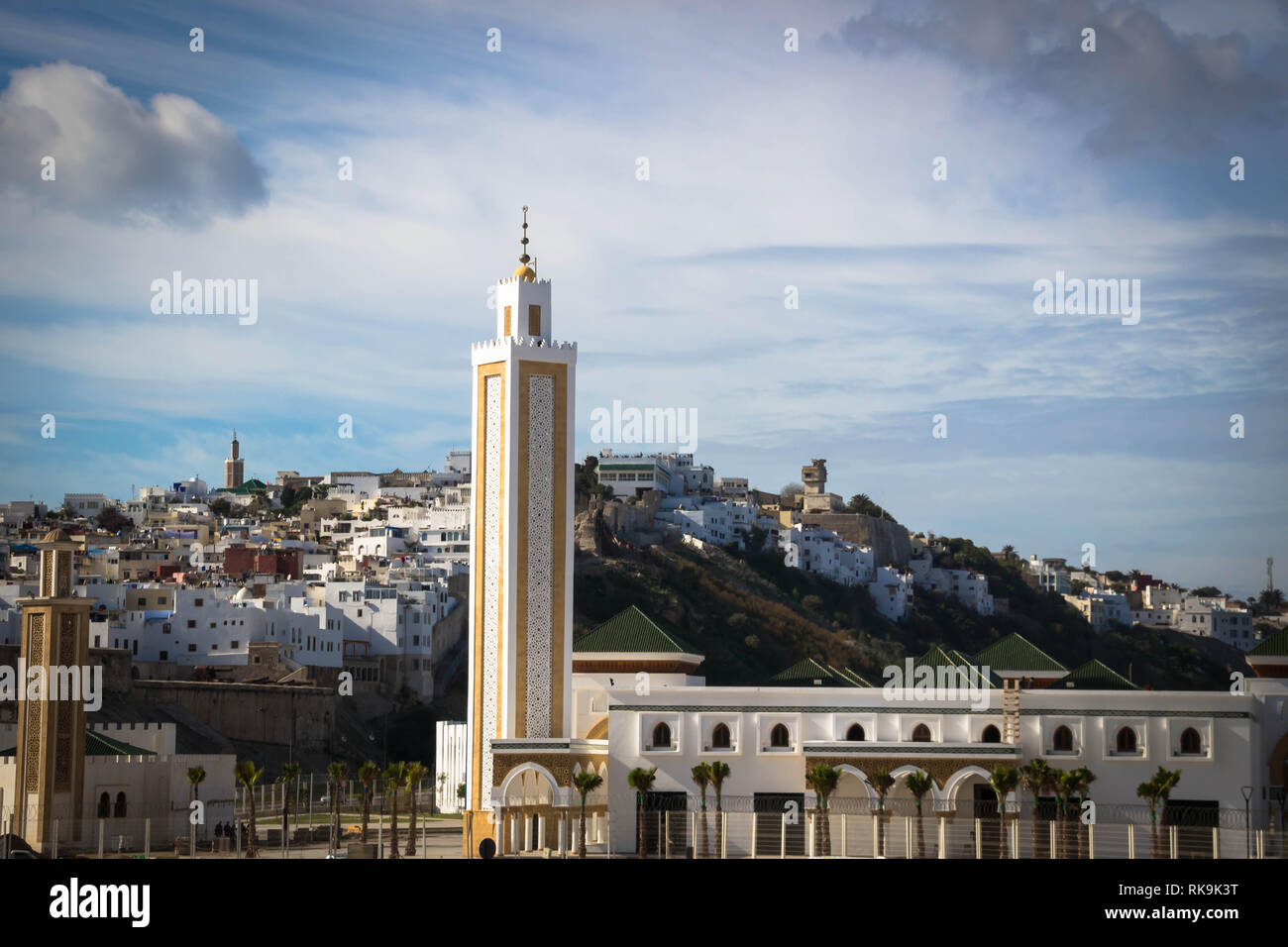 Tangier medina in Morocco. Tangier is a major city in northern Morocco ...
