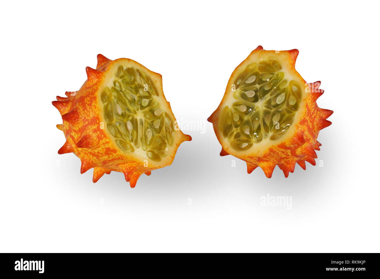 Spiked melon isolated on white hi-res stock photography and images - Alamy