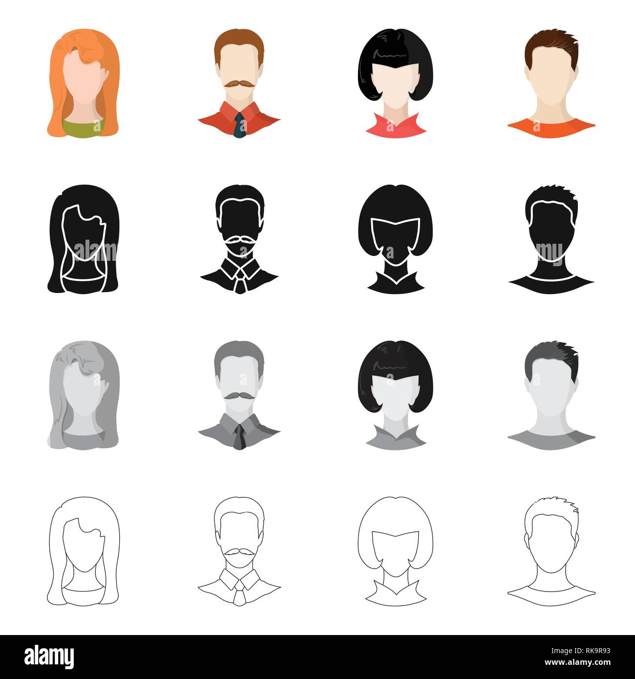 Vector illustration of professional and photo logo. Set of professional ...