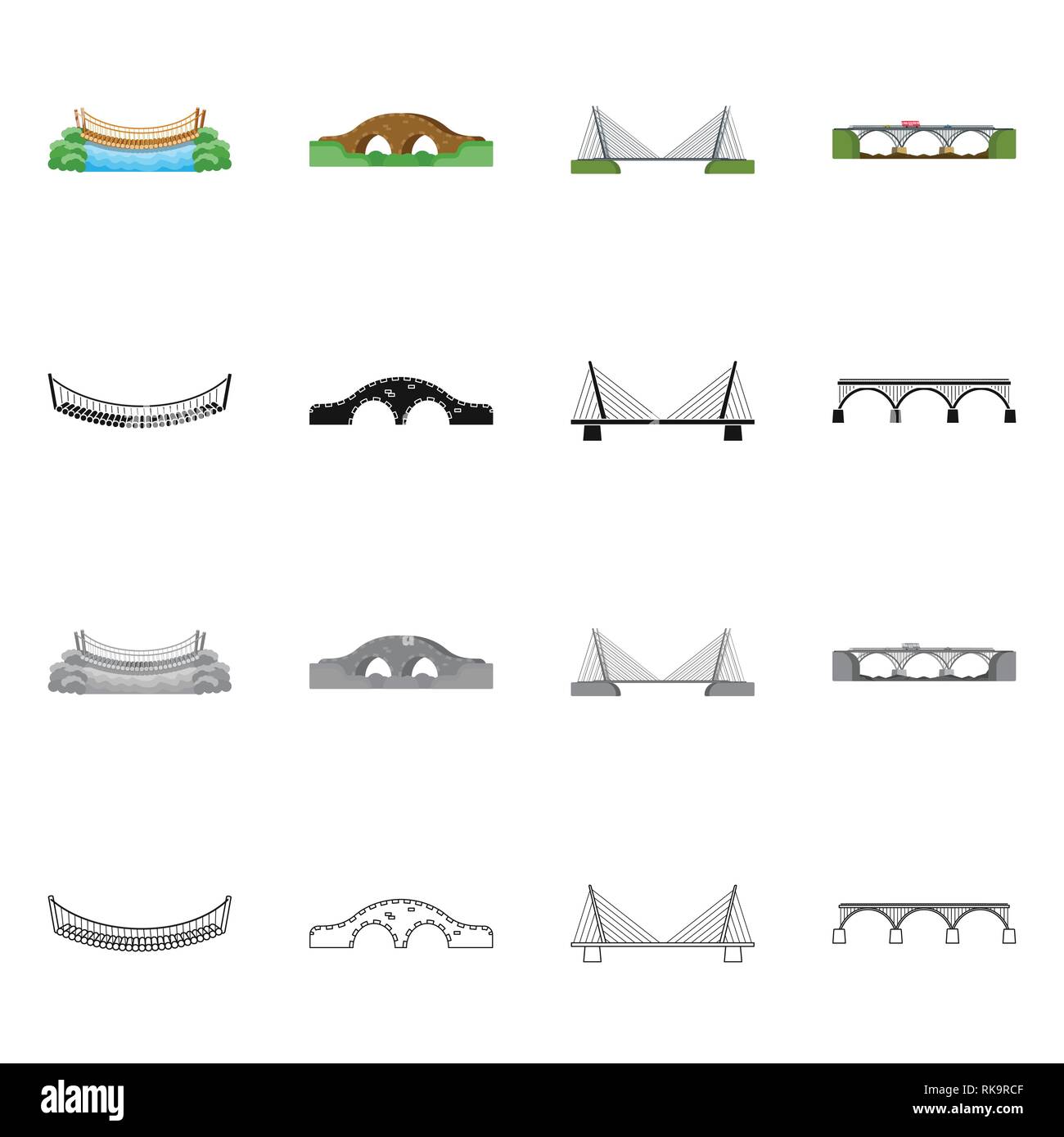 Vector design of connection and design logo. Collection of connection and side vector icon for ...