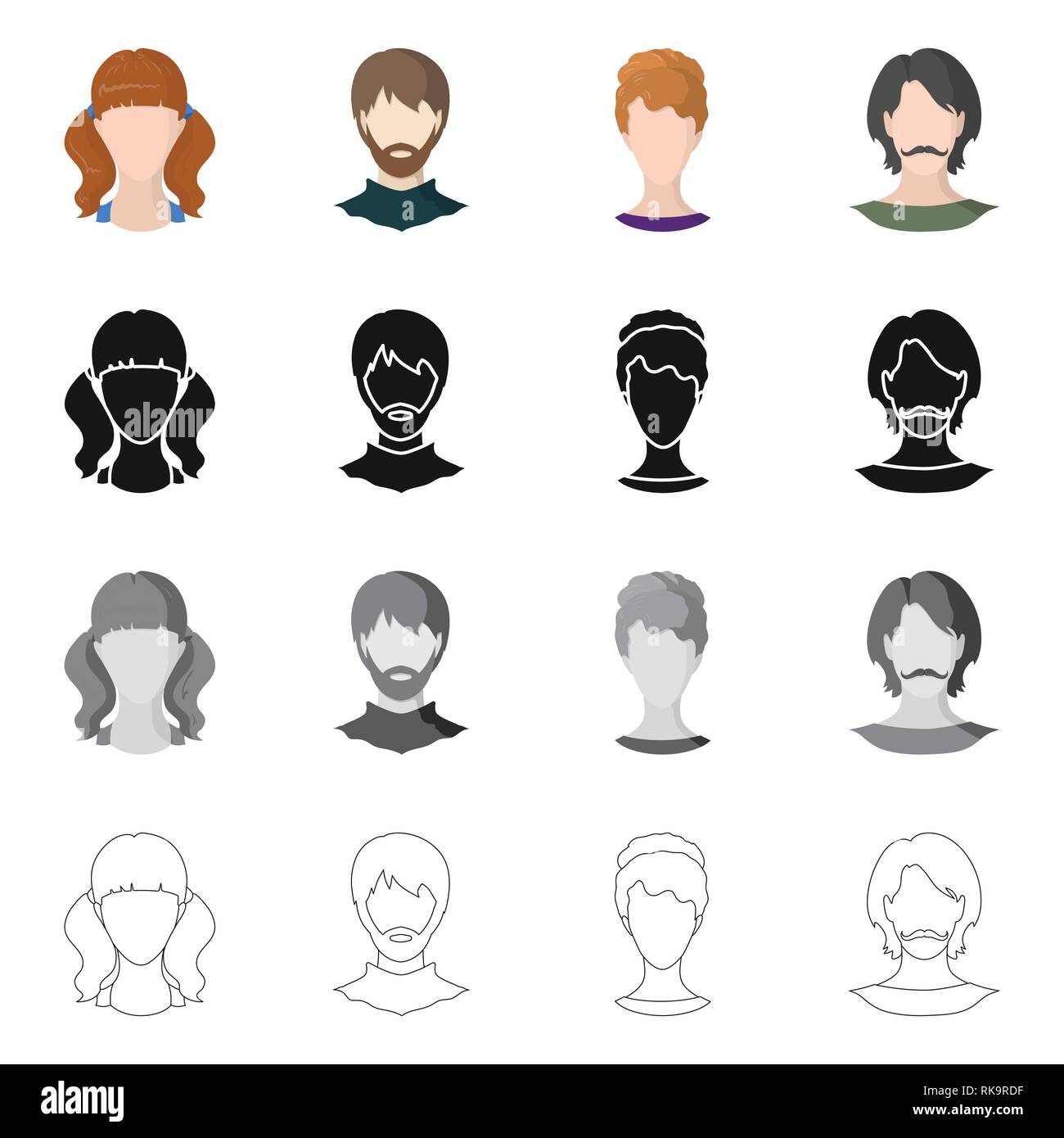 Vector design of professional and photo logo. Set of professional and ...