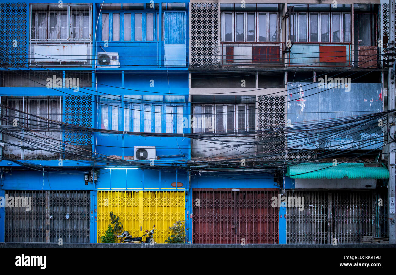 Old Row House Facades